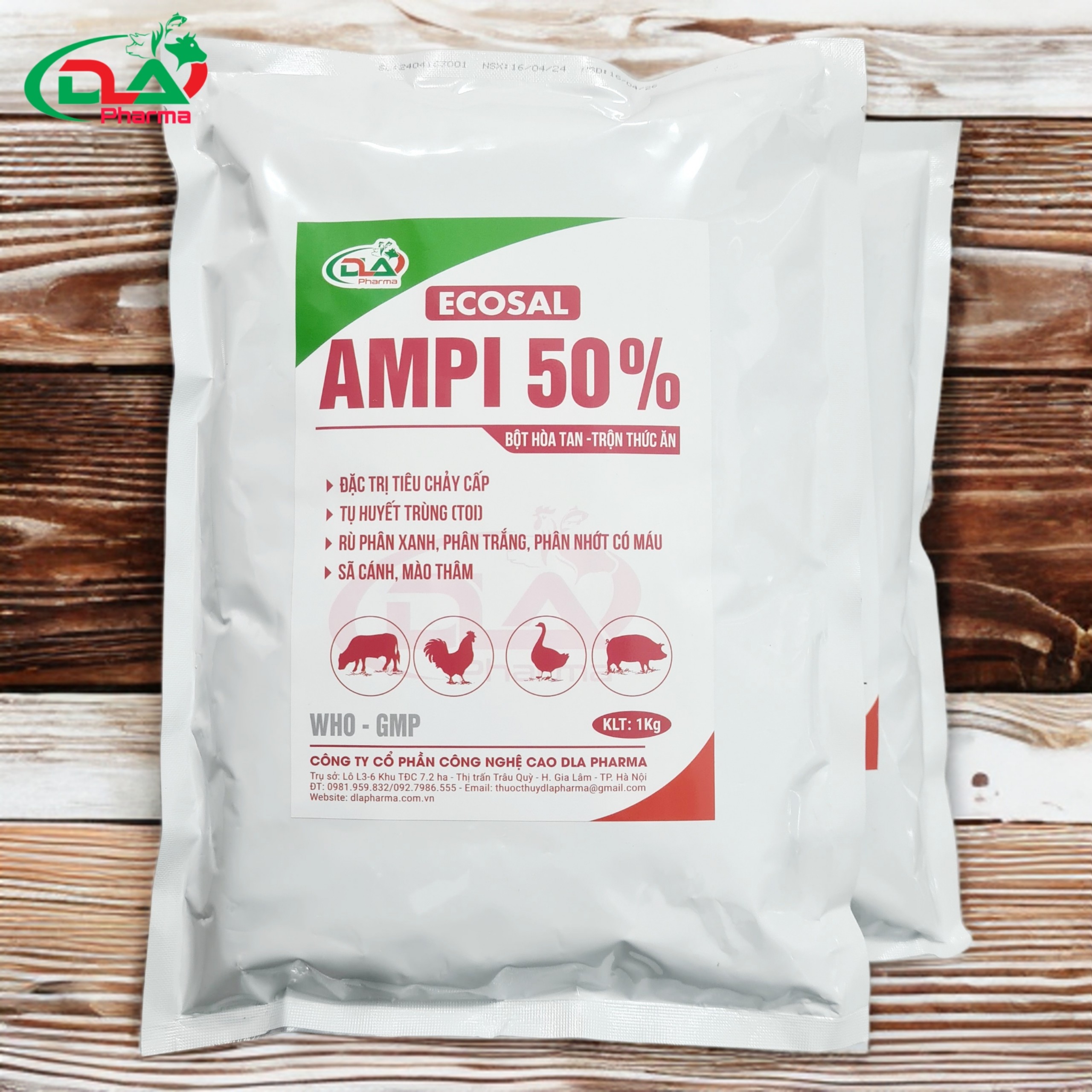 AMPI 50% | NHÓM SẢN PHẨM KHÁNG SINH BỘT CÔNG NGHỆ BAO VIÊN – DLA Pharma ...