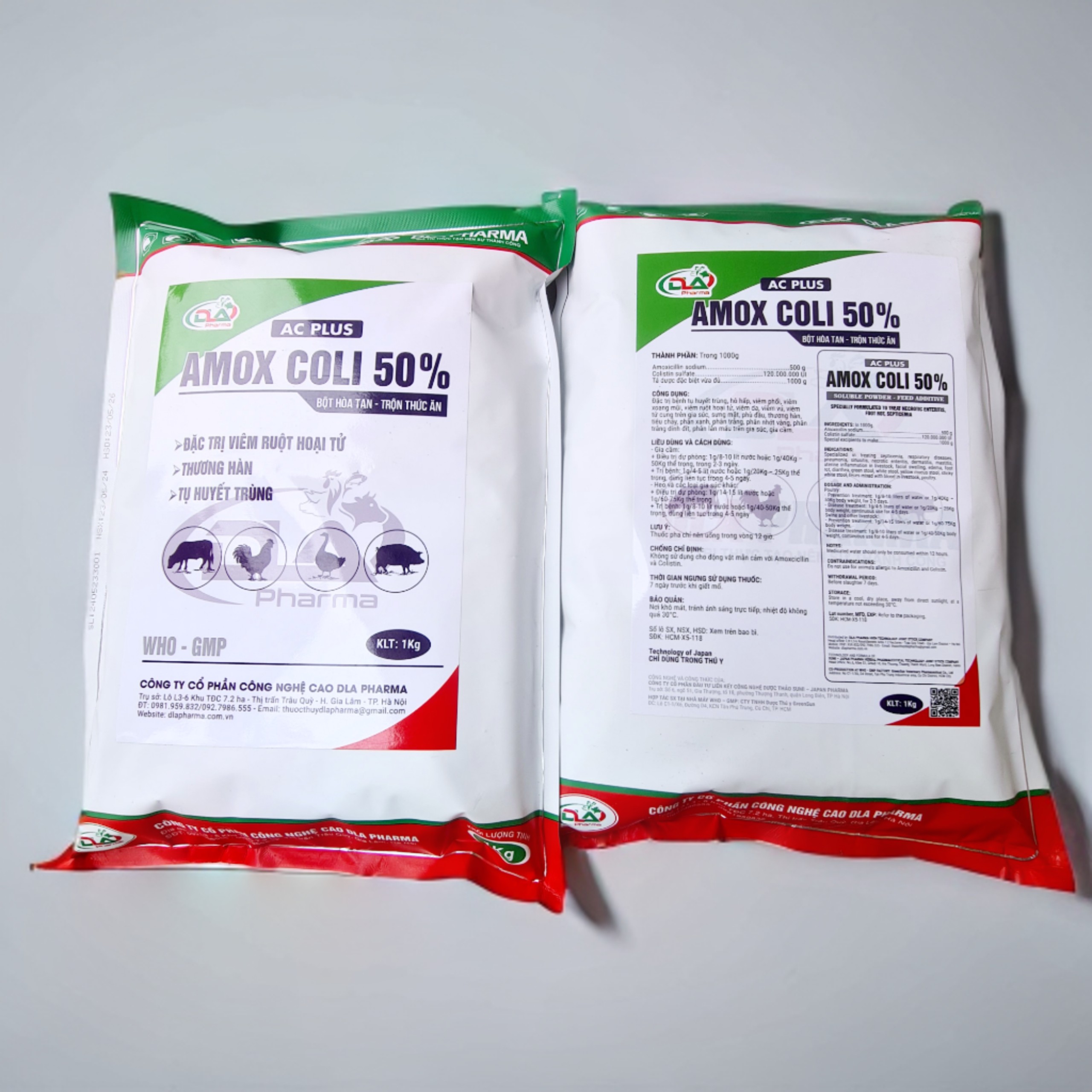 AMOX COLI 50% | NHÓM SẢN PHẨM KHÁNG SINH BỘT CÔNG NGHỆ BAO VIÊN – DLA ...